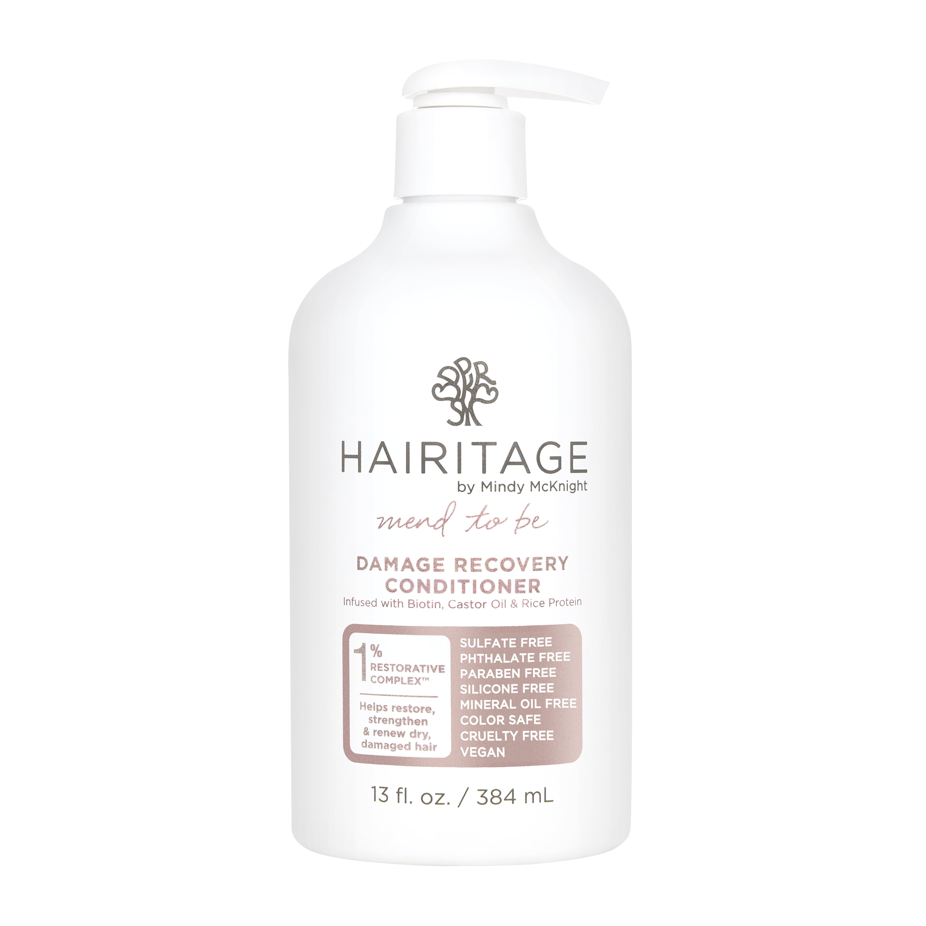 Hairitage Damage Recovery Deep Conditioner Treatment with Biotin, 13 oz ...