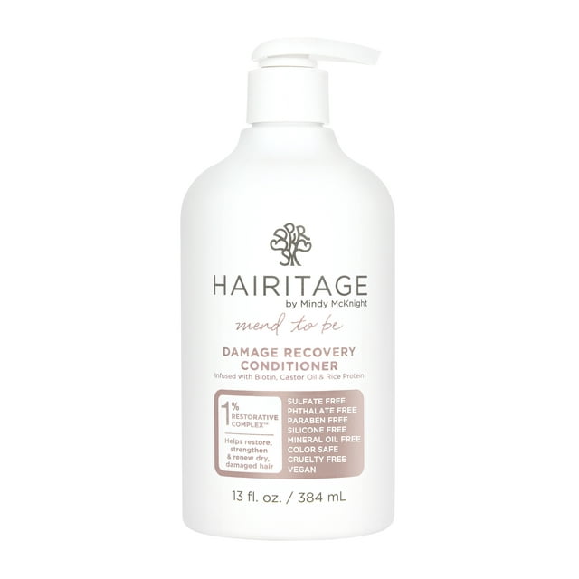 Hairitage Damage Recovery Deep Conditioner Treatment with Biotin, 13 oz ...