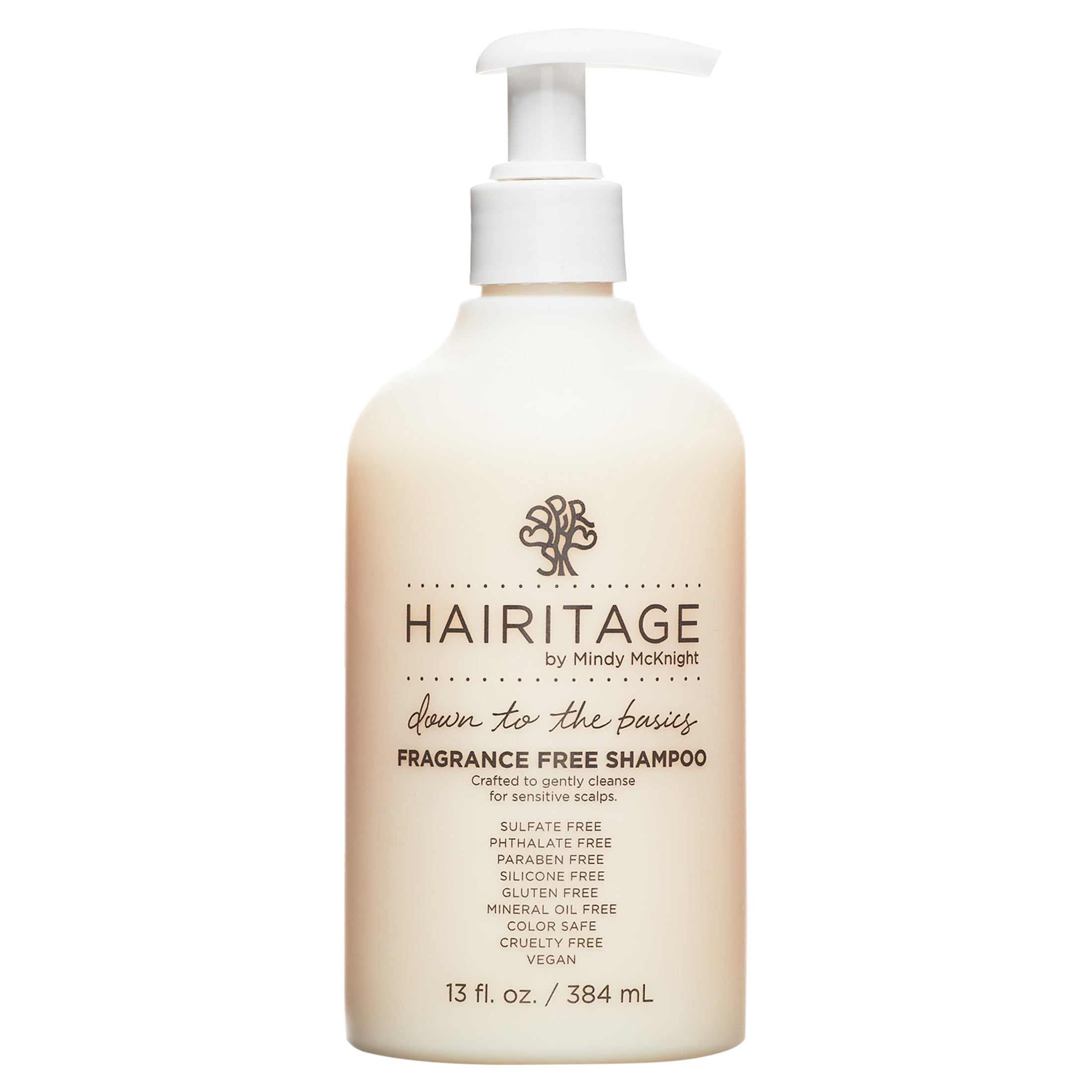 Hairitage Fragrance Free Moisturizing Shampoo for Sensitive Scalp ...