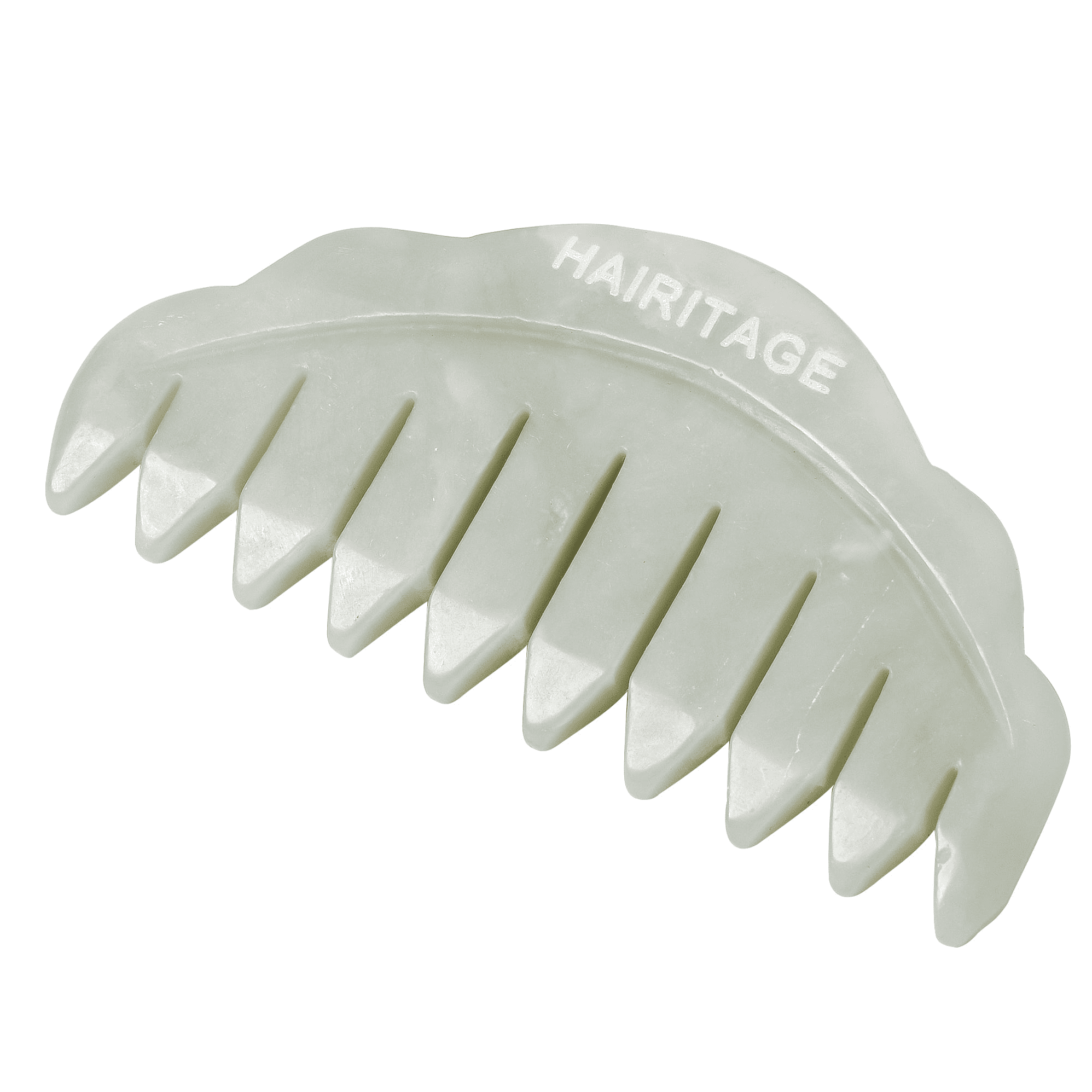 Hairitage Good Vibes Jade Comb Scalp Massager | Jade Hair Tool for All ...