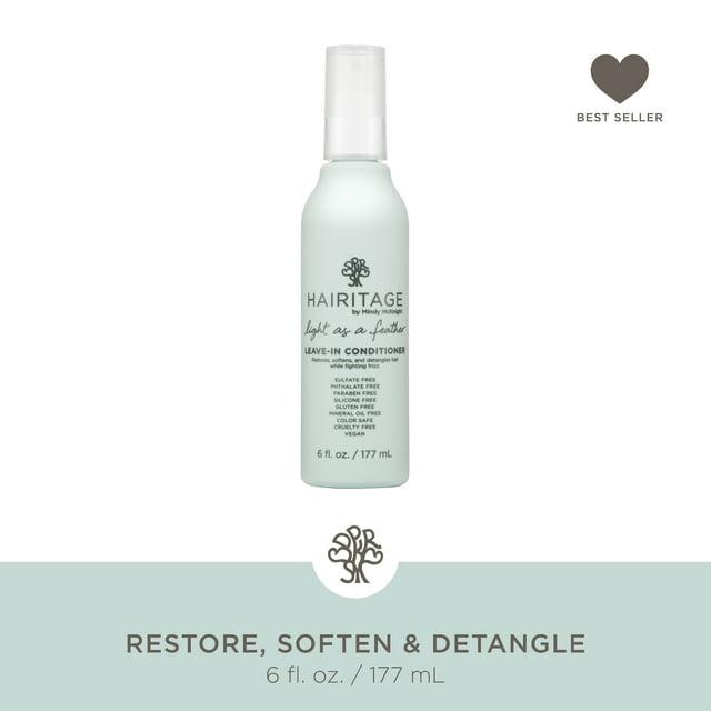 Hairitage Leave In Conditioner Spray Treatment and Detangler, 6 oz ...