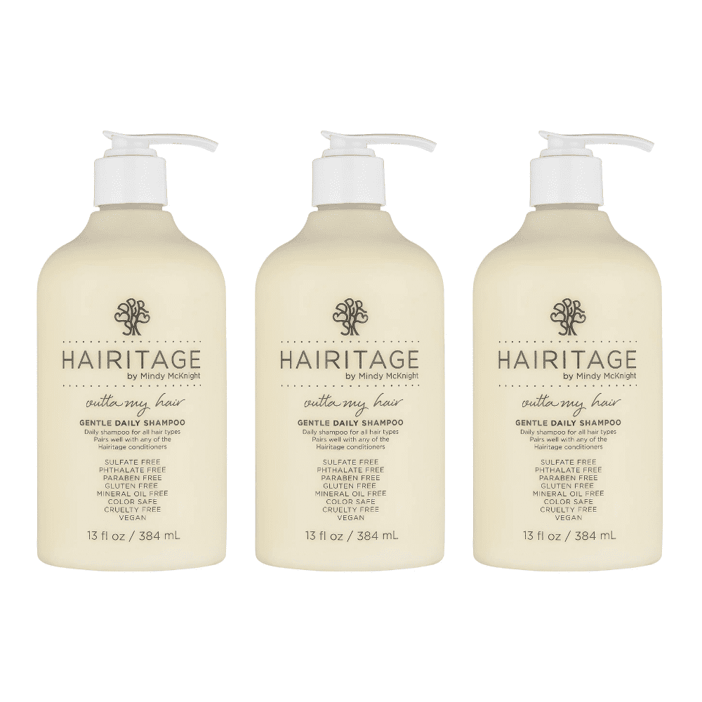 Hairitage Outa My Hair - Gentle Clarifying Shampoo, 13 fl oz (Pack of 3 ...