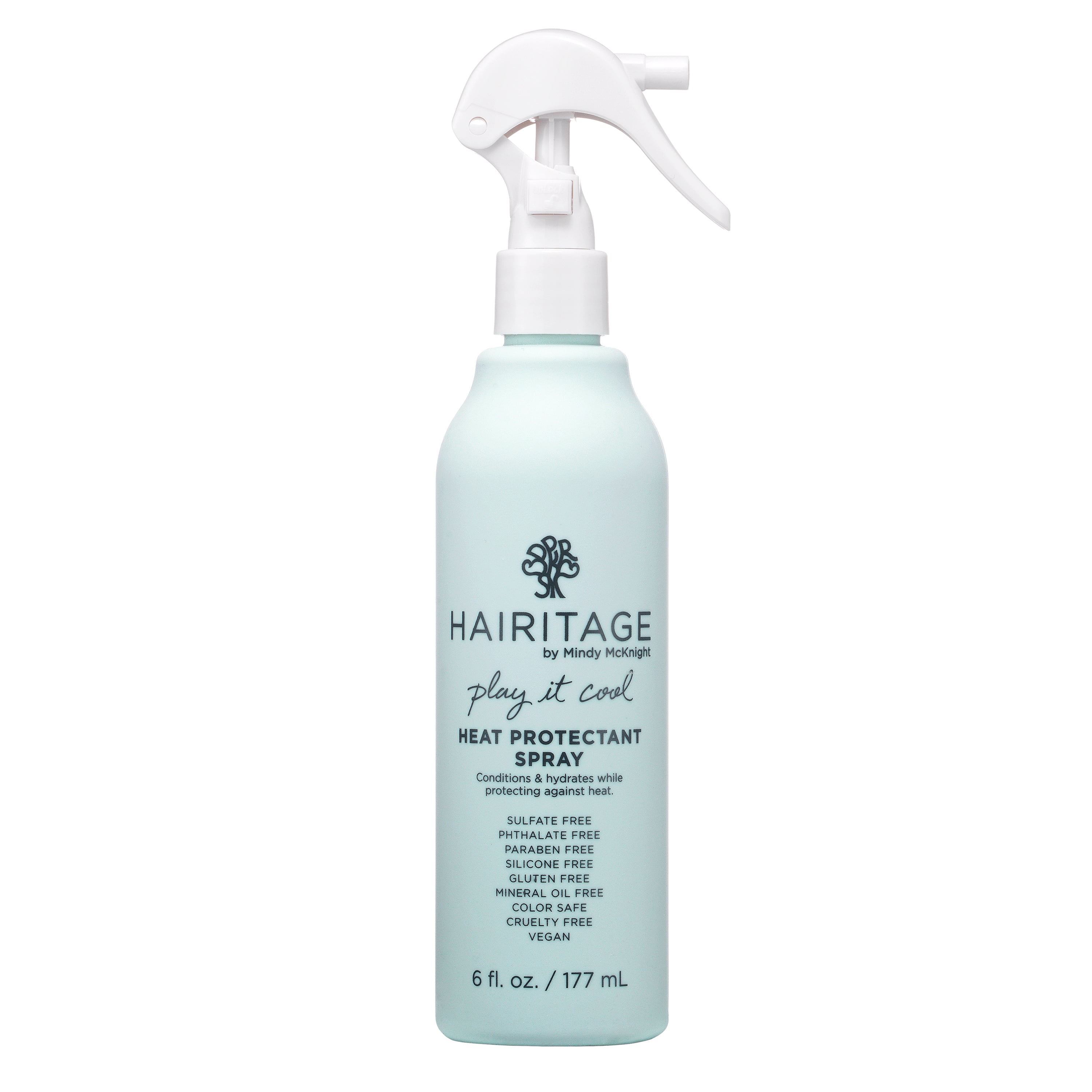 Hairitage Heat Protectant Spray for Wet Hair, Argan Oil, Shields Up to ...