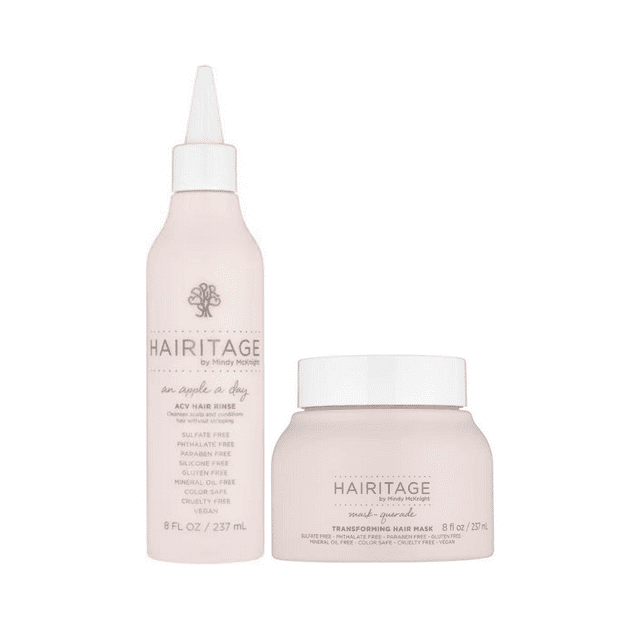 Hairitage Squaeky Clean ACV Hair Rinse + Mask-querade Transforming Hair ...