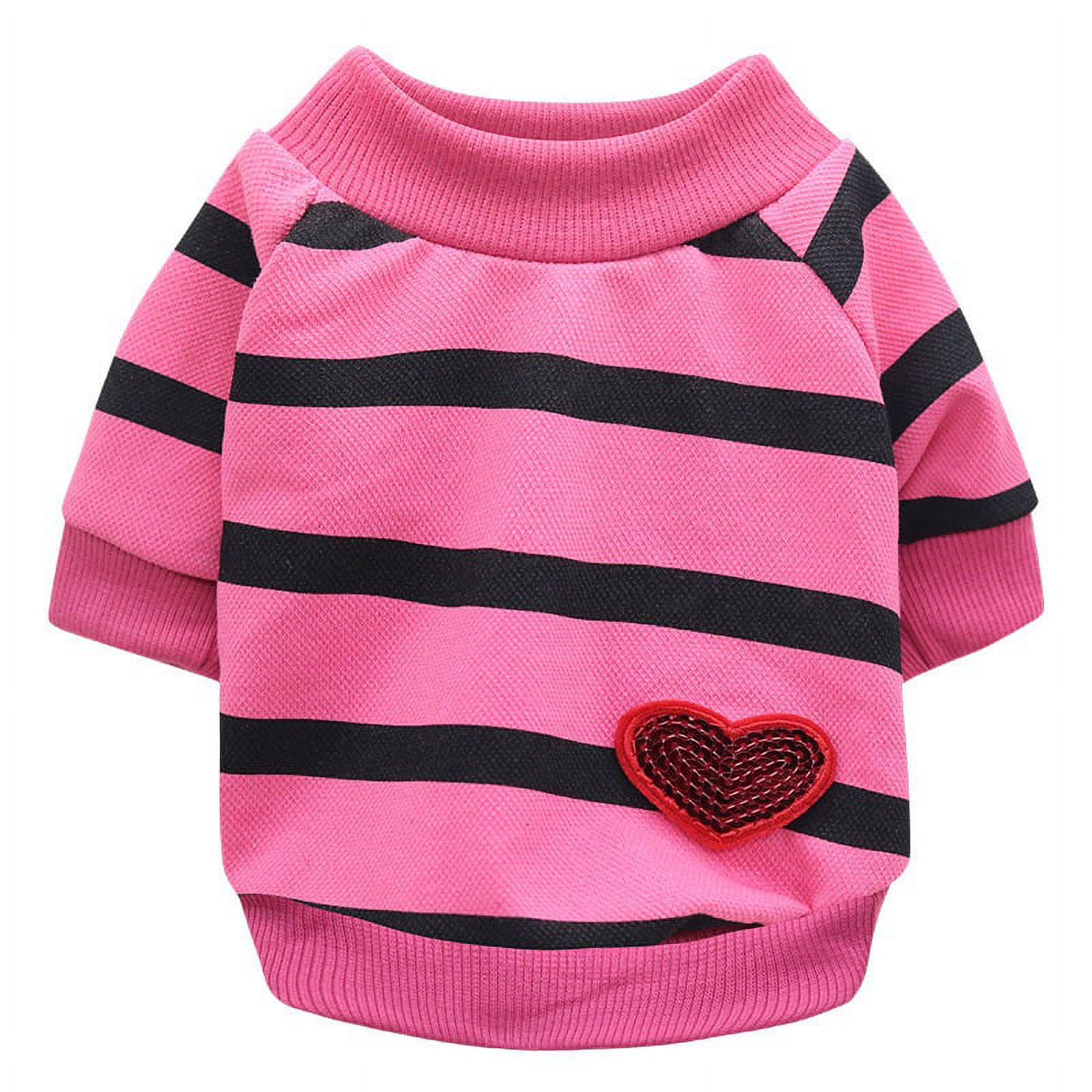 Hairless Cats Shirt Cat Wear Clothes Stripe with Sleeves for Spring ...
