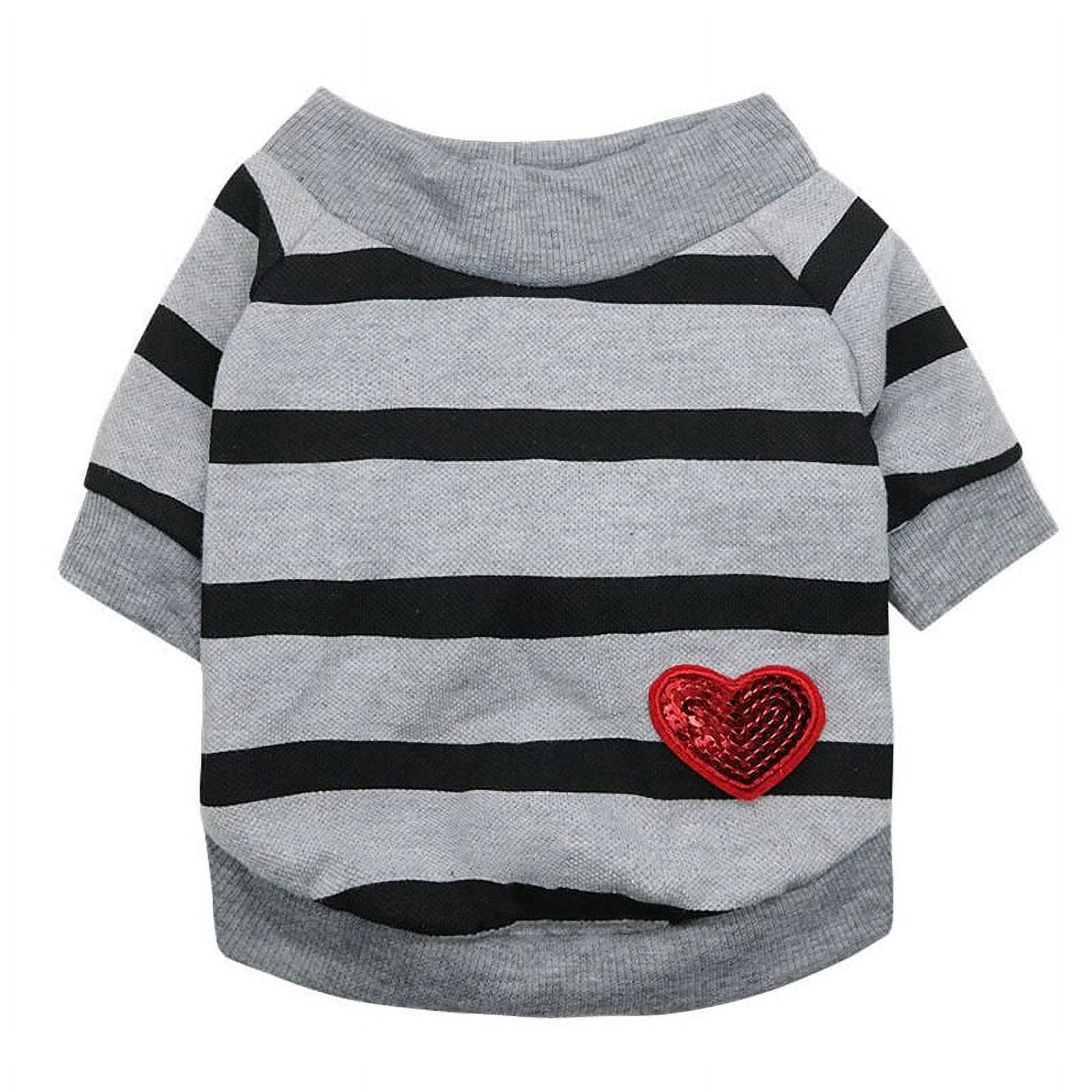Hairless Cats Shirt Cat Wear Clothes Stripe with Sleeves for Spring ...