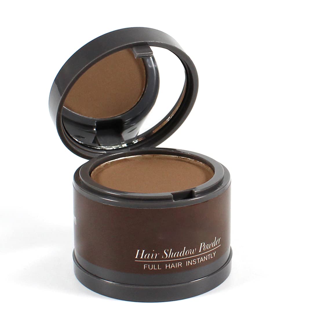 Hairline Powder(Brown) Hair Root Dye, Instantly Hair Color Shadow Cover Gray Hair Root, Hair ...