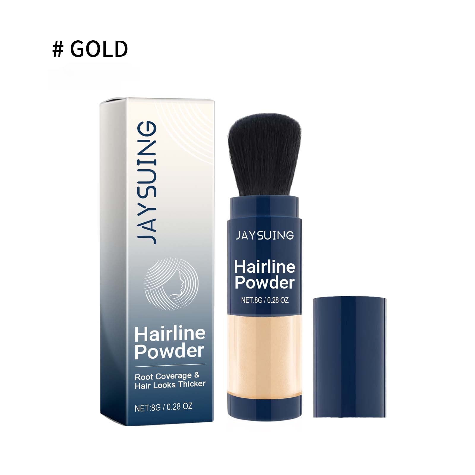 Hairline Powder, Colored Hair Thickener Powder Set Fills in Hairlines ...