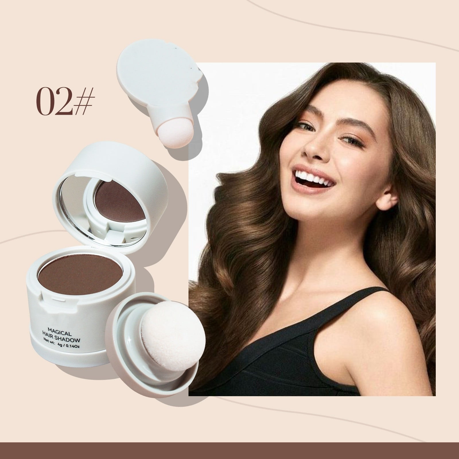 Hairline Powder Shadow Powder Forehead Sideburns Hair Eyebrow Powder B ...