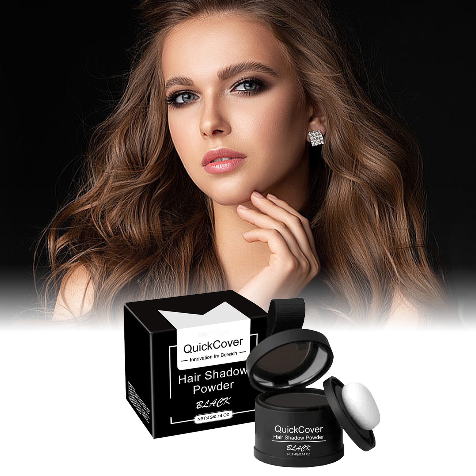 Hairline Shadow Powder Cover High forehead and Trim Sideburns Hairline ...