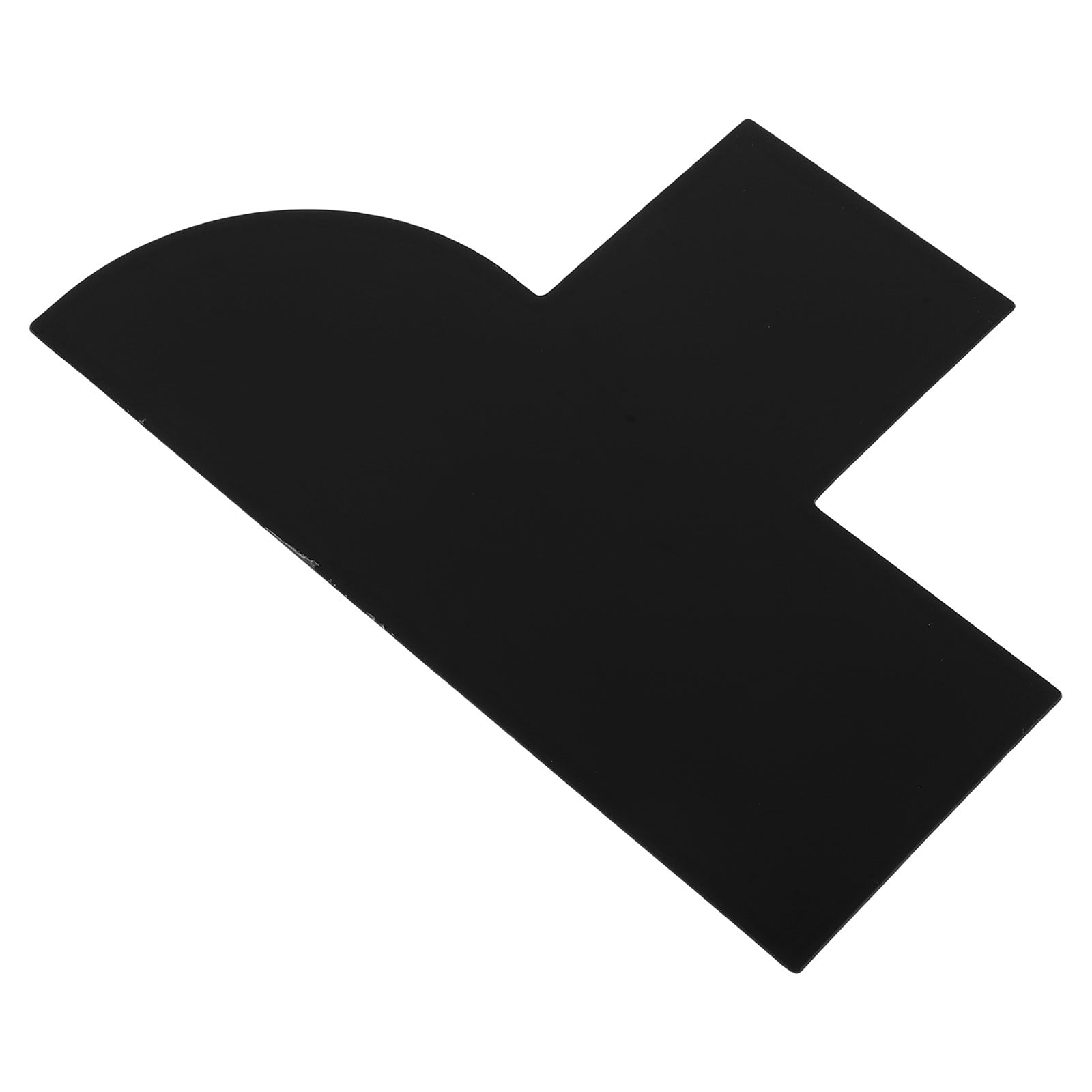 Measuring Card for Hairline Design and Beard Trimming Black PVC ...