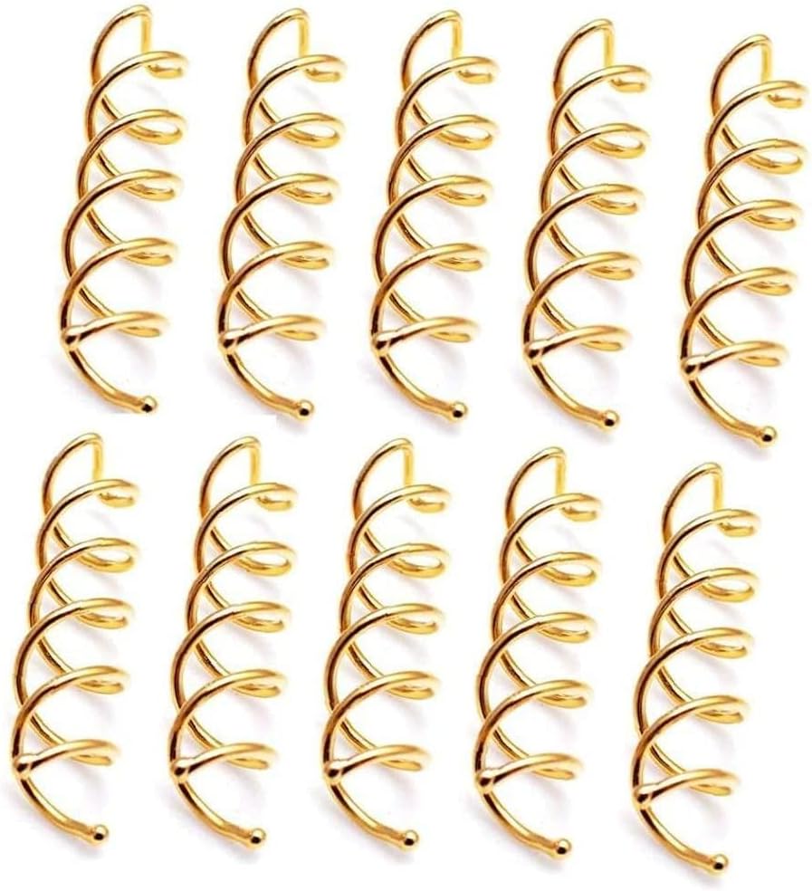 Hairpin 10Pcs Spiral Hair Pins Non Scratch Round Tips Spiral Bobby Hair ...
