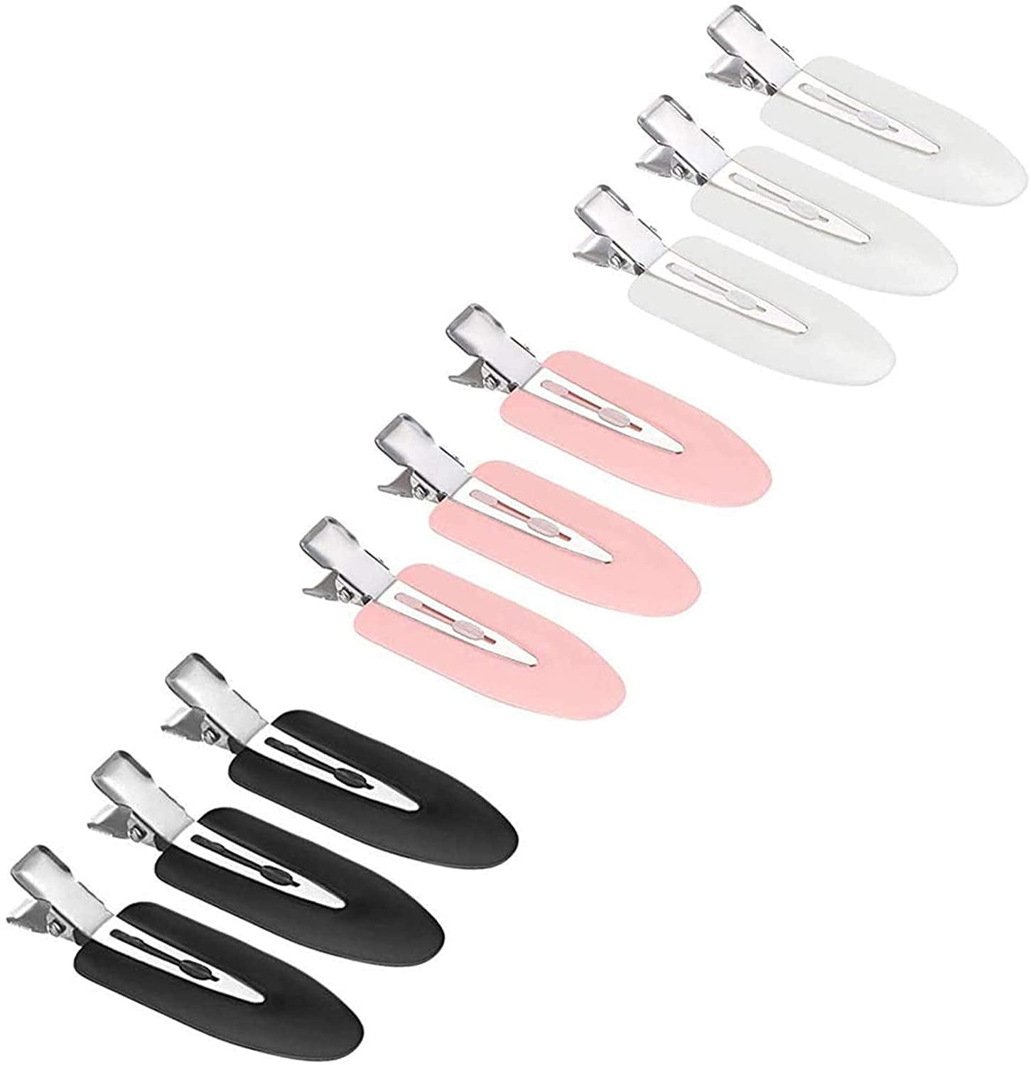 Hairpin[9 Pcs], No Bend Hair Clips, No Crease Hair Clips Pin Curl Clips ...