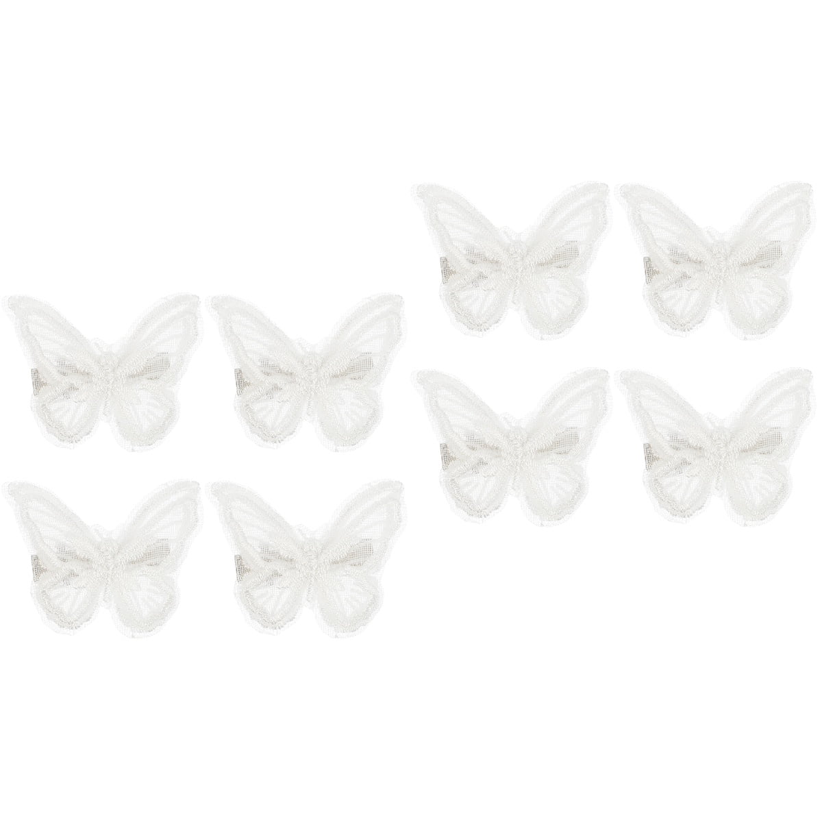 Hairpin Bow Knot Clip Embroidery Butterfly Bobby Clips Claw Headgear ...