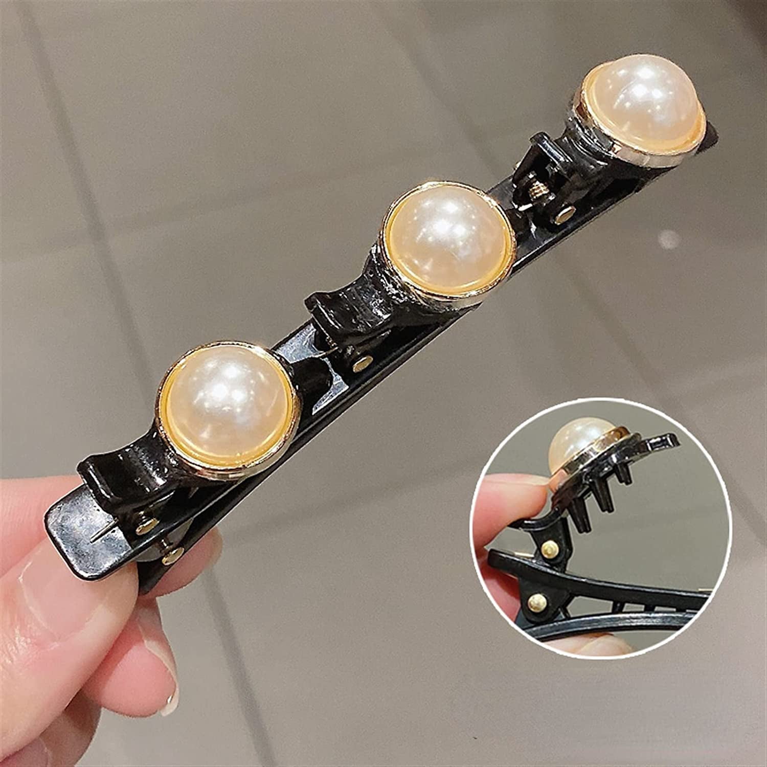 Hairpin Double Layer Braided Hairpin Hair Hoop Broken Hair Clip Women ...