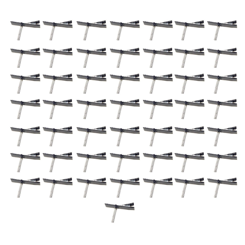Hairpin Hair Accessory Black Metal Clip With Coil Spring Barrette Clip ...
