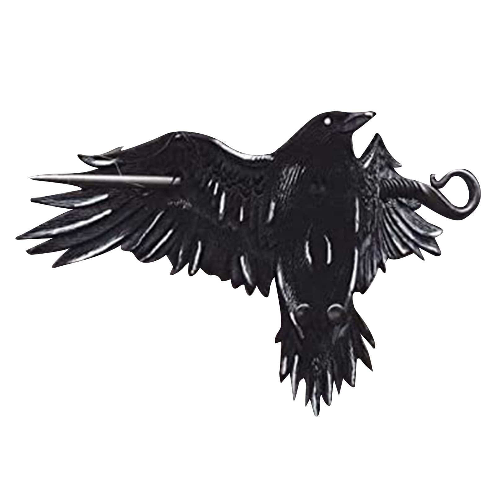 Hairpin With A Black Ravenss Hair Clip Chic And Mysterious Accessory ...