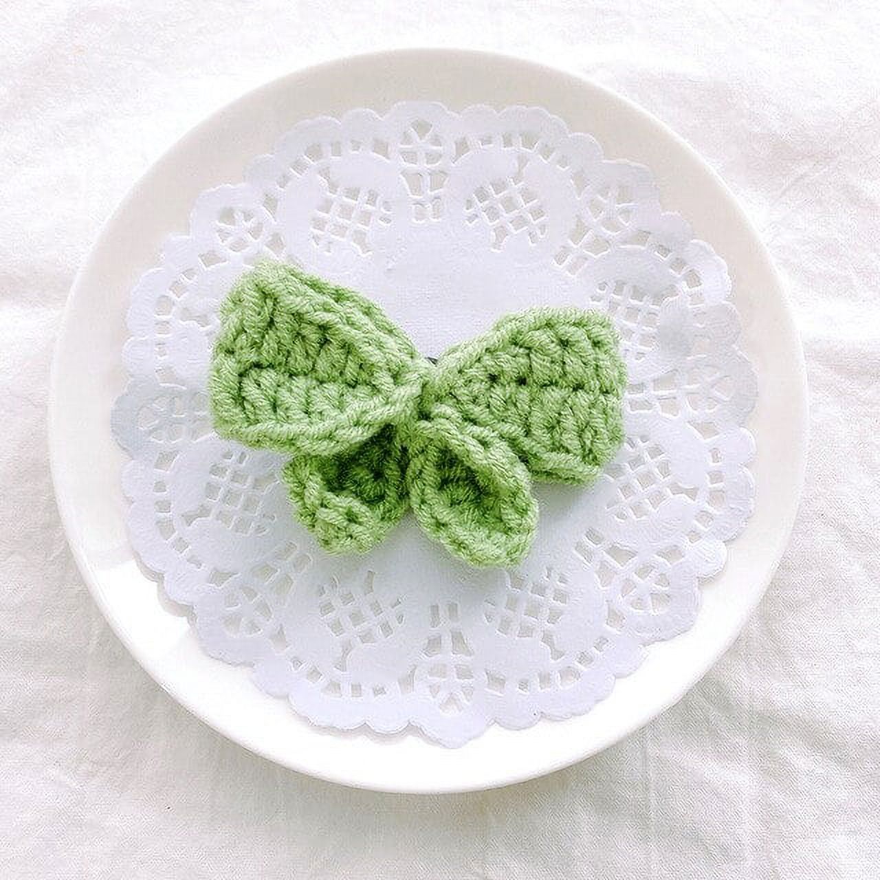 Hairpins Kids Flower Bow Baby Hair Clips Hand-knitted Wool Hairpin ...