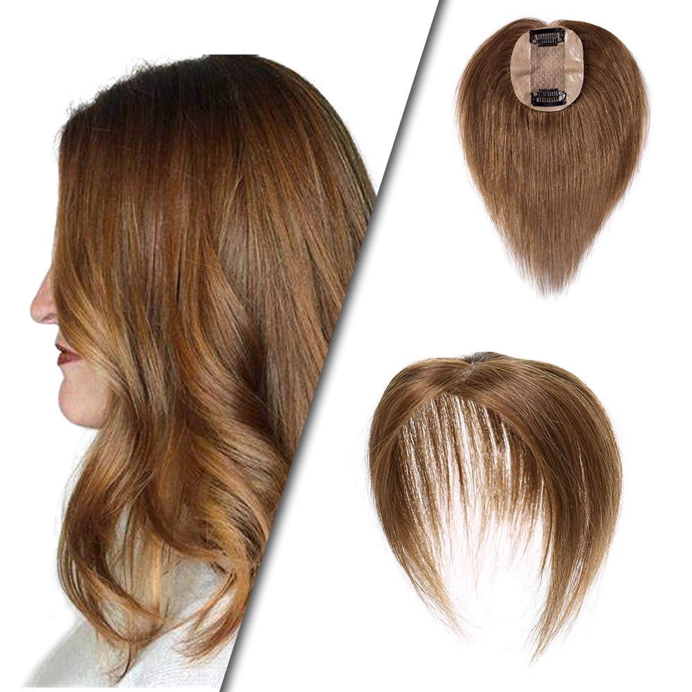 Hairro Hair Toppers For Women Human Hair Clip In Topper Hairpieces Clip ...