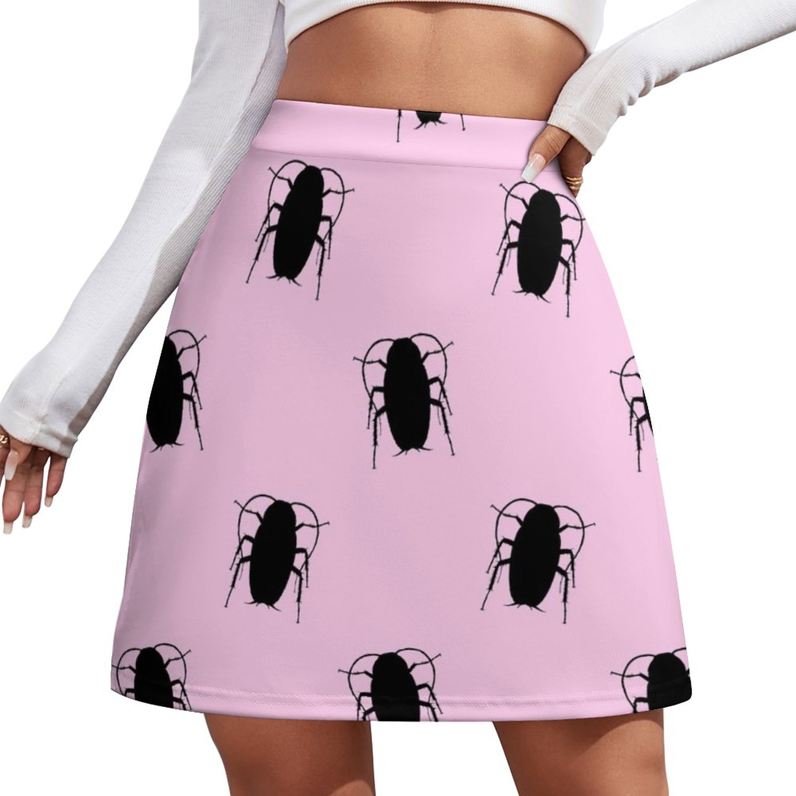 Hairspray Cockroach John Waters inspired Pink Mini Skirt Kawaii School ...