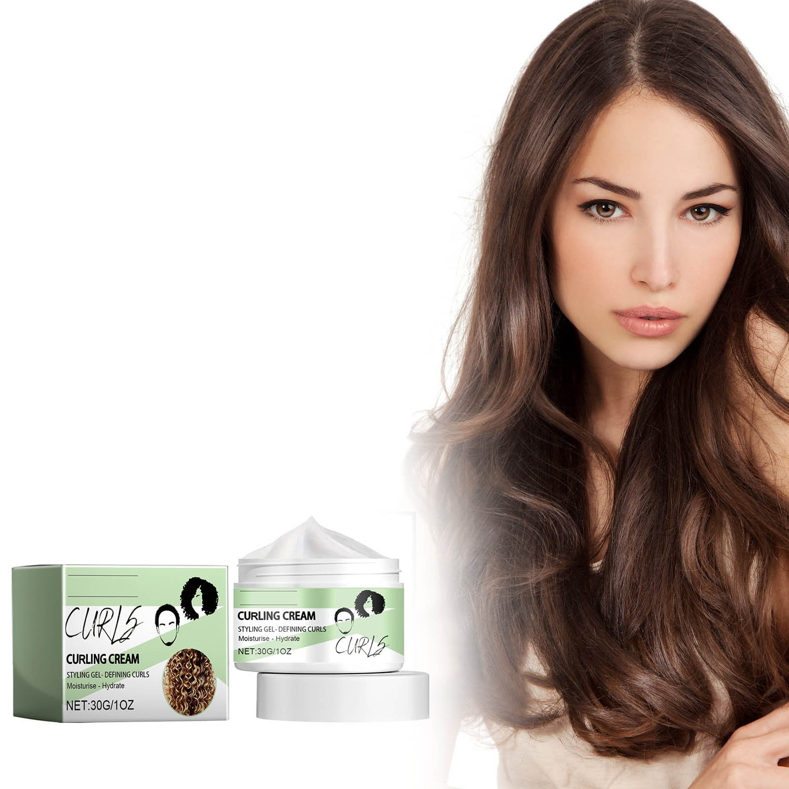 Hairspray For Curly Hair Is Non Flaking And Fast Drying To Wind And For All Hair Types 100ml Mix