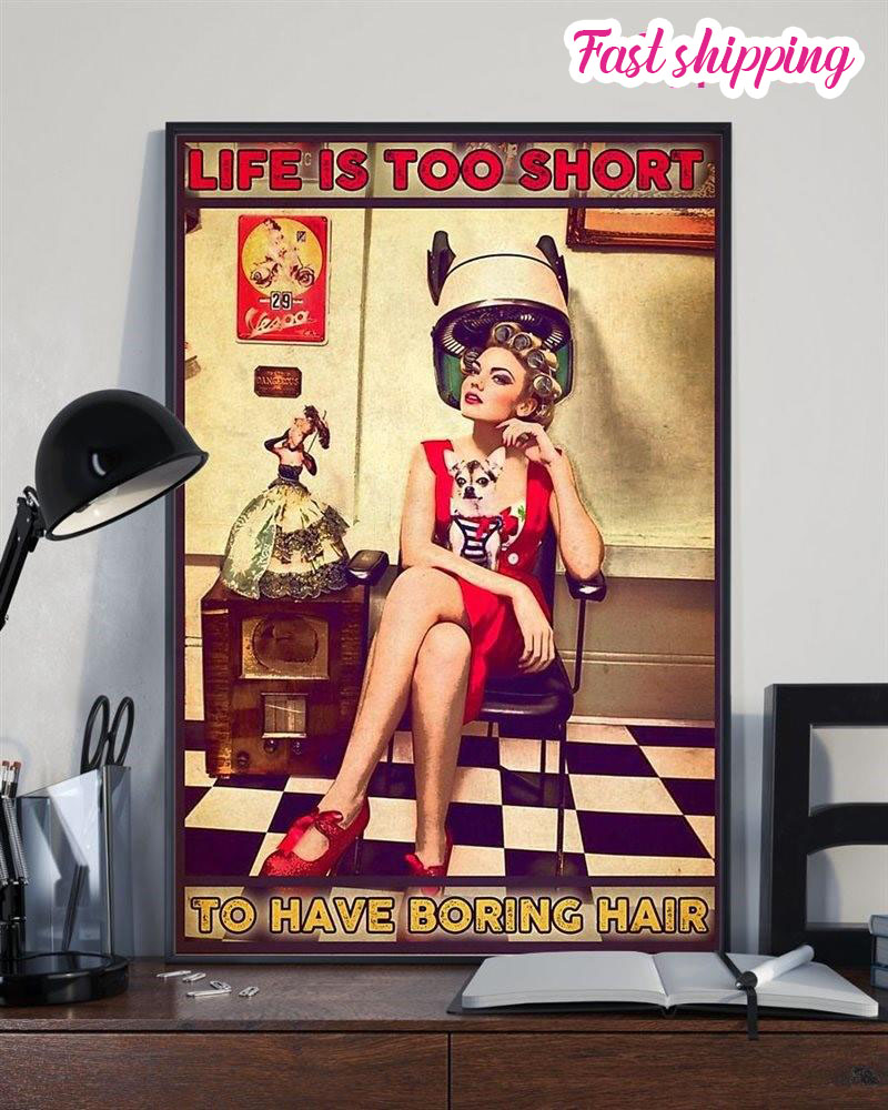 Hairstylist Life Is Too Short To Have Boring Hair Vintage Vintage Home ...