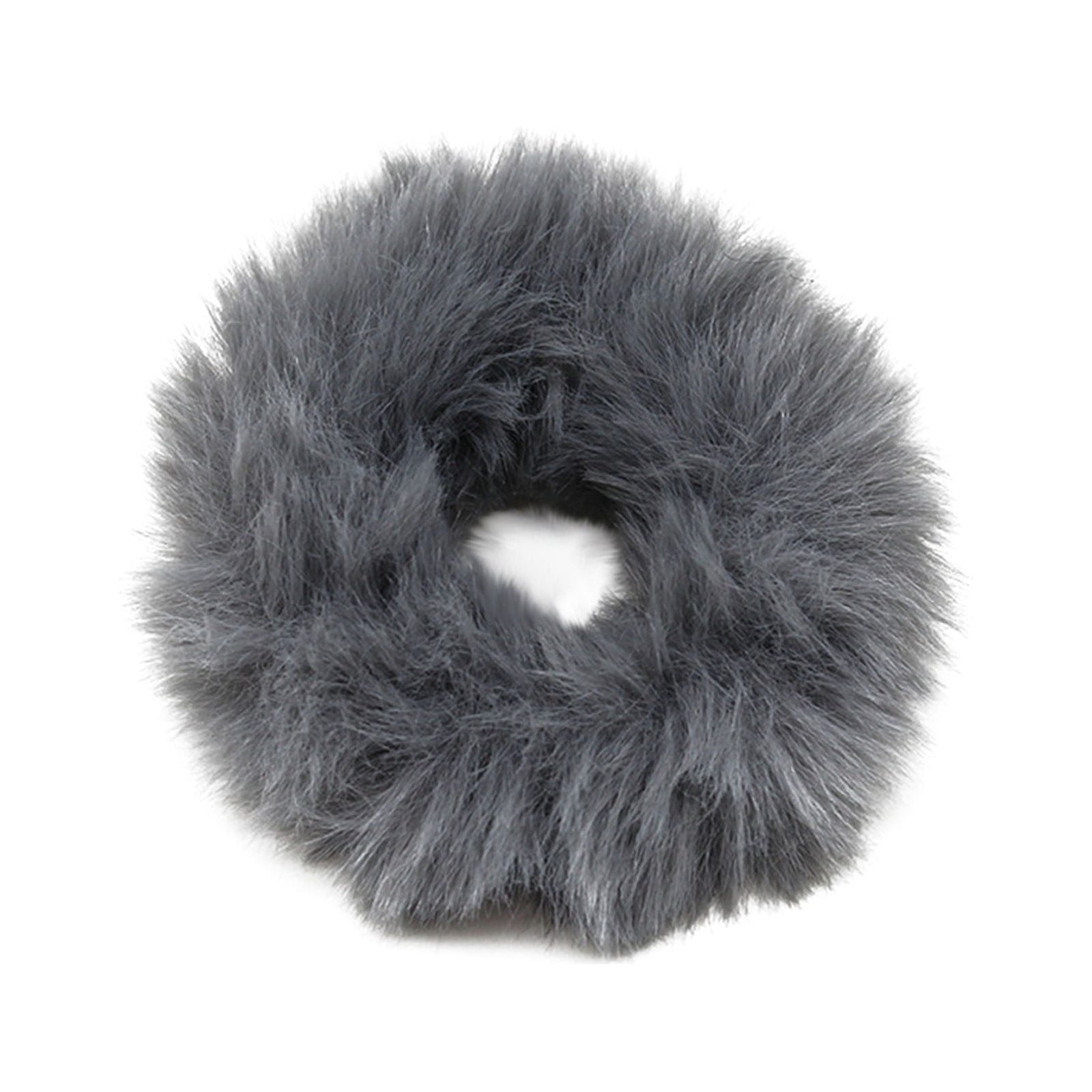 Hairy Curly Hair Band, Plush Colorful Candy Hair Elastic, Bun and ...