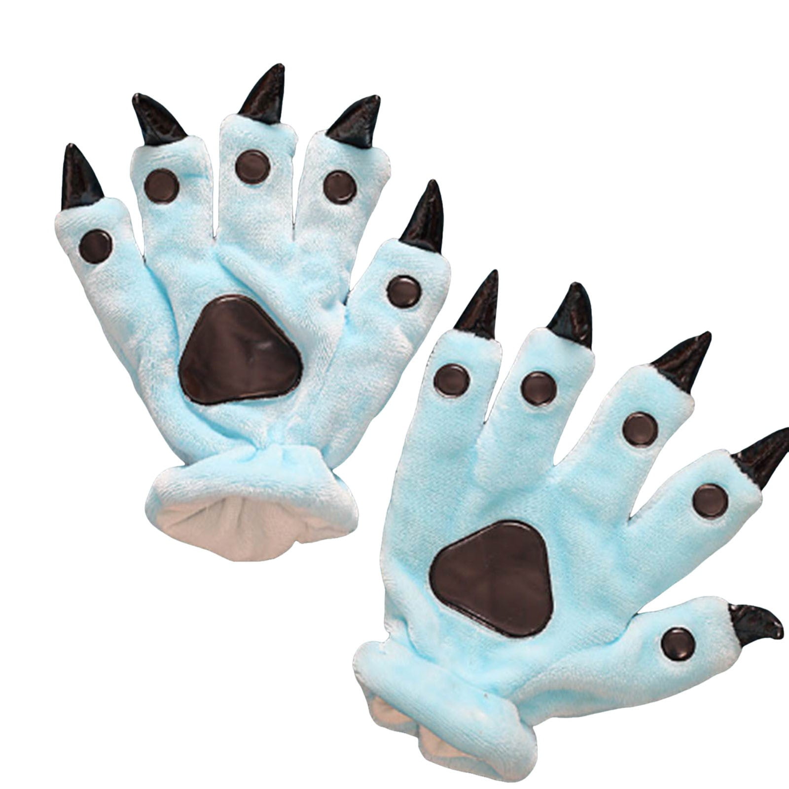 Hairy Hands Animal Furry Claw Paw Gloves Fur Plush Cat Gloves Bear ...