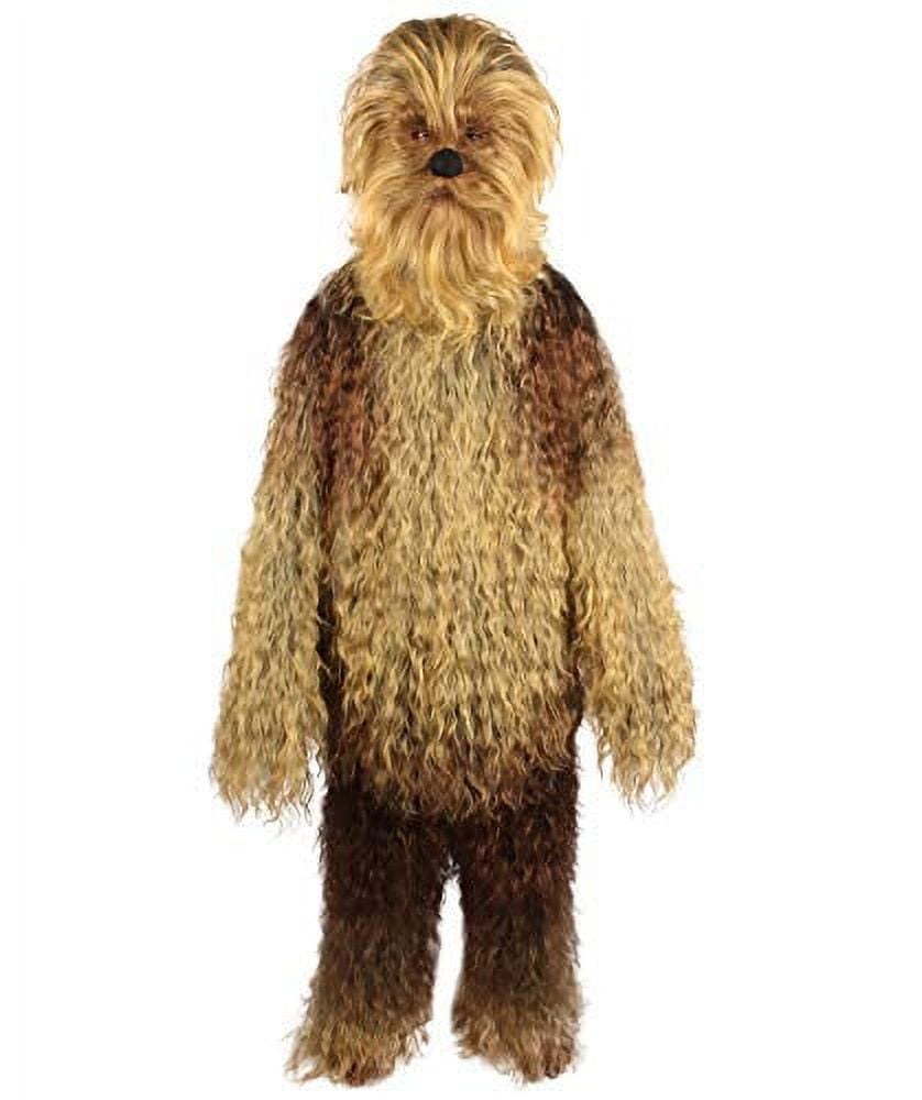 Hairy Warrior Star Wars Chewbacca Costume | Adult Unisex Light Brown ...