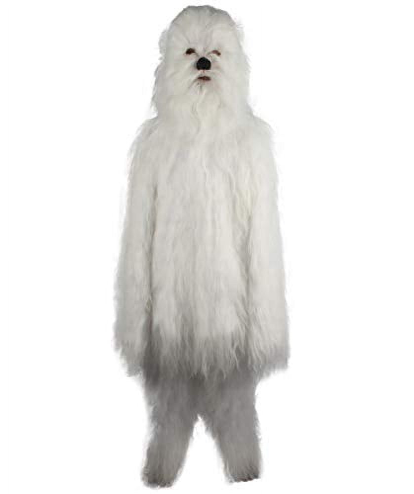 Hairy Warrior Star Wars Chewbacca Costume | Adult Unisex Polar White ...