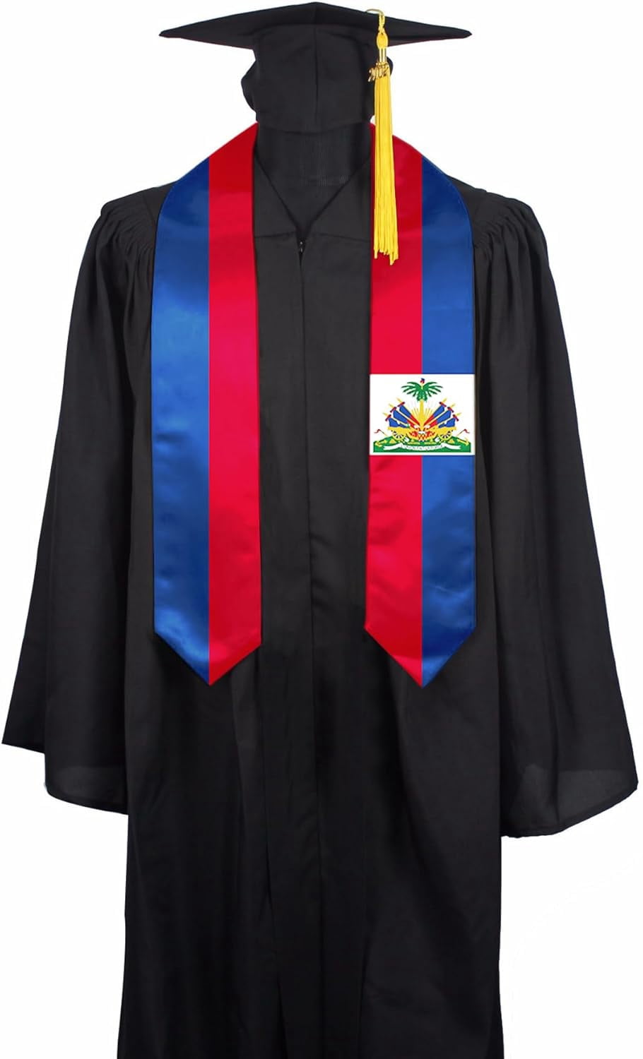 Haiti Flag Graduation Stole Sash, Haiti Flag Graduation Shawl Sash ...