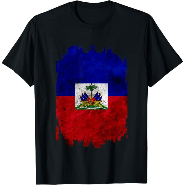 Haiti Flag Zoe Haitian Life Pride Vintage Haiti Haitia T-Shirt ...