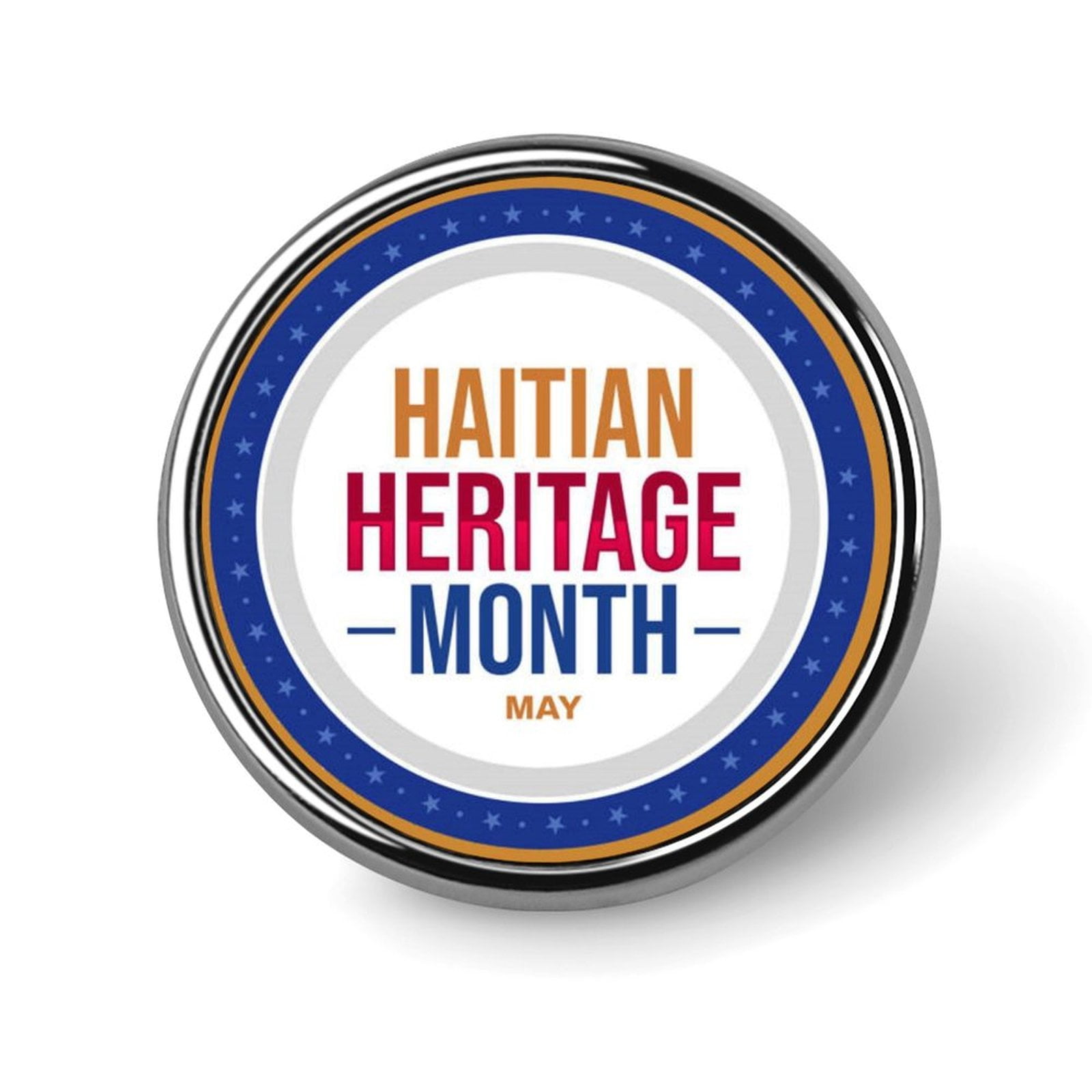 Haiti Haitian Flag Day Haitian Heritage Month Pins Round Buttons Enamel ...