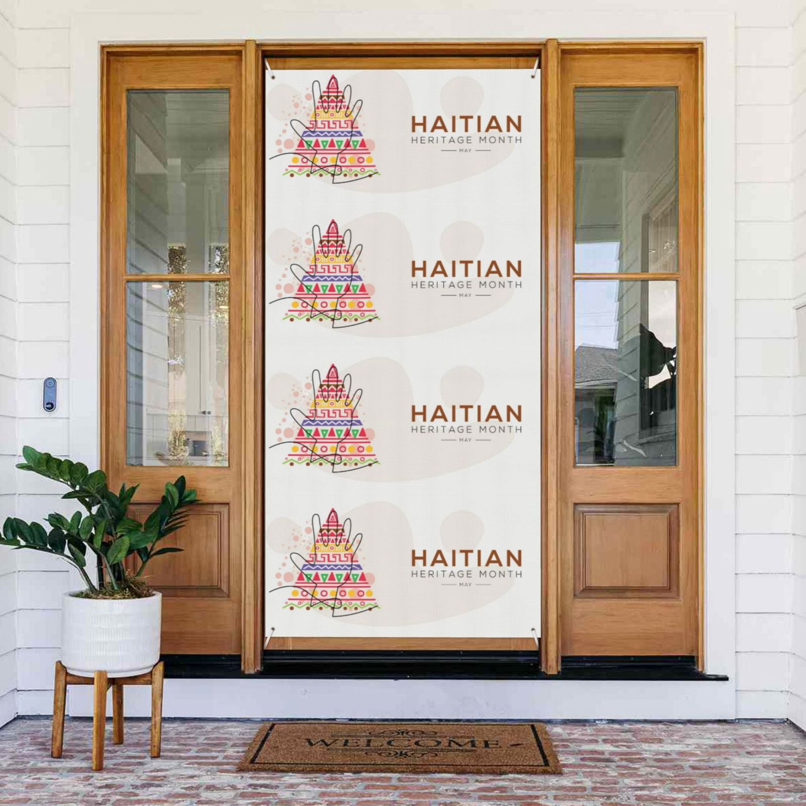 Haiti Haitian Heritage Month Door Cover Decoration Backdrop Banner ...