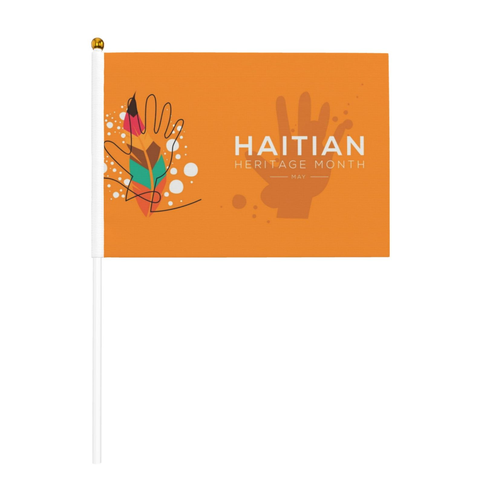 Haiti Haitian Heritage Month Flag Small Mini Hand Held Flags Small ...