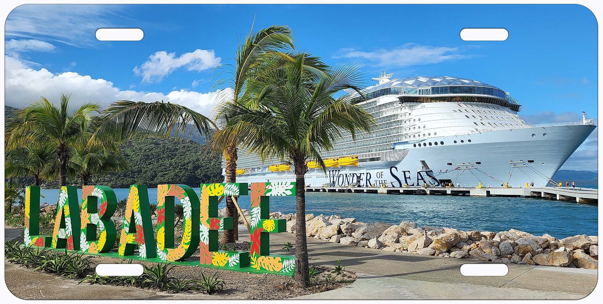 Haiti Labadee Pier Novelty Car License Plate - Walmart.com