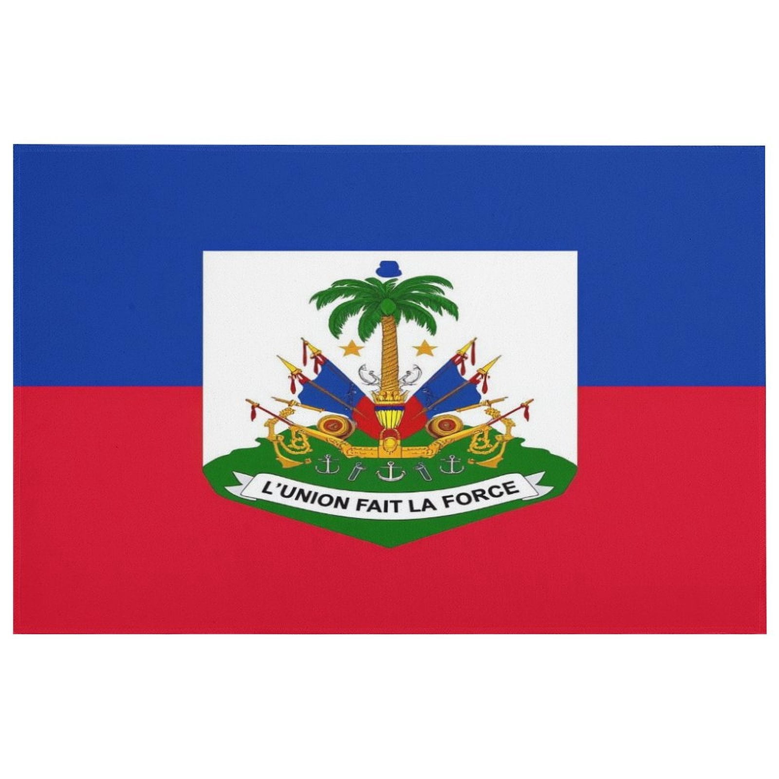 Haiti National Flag Adult Home Decor Bedroom Living Room Crystal Velvet ...