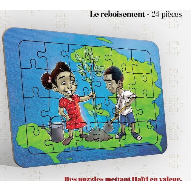 Haiti Puzzle/Civism Collection - Reforestation - Haiti/Reboisement ...