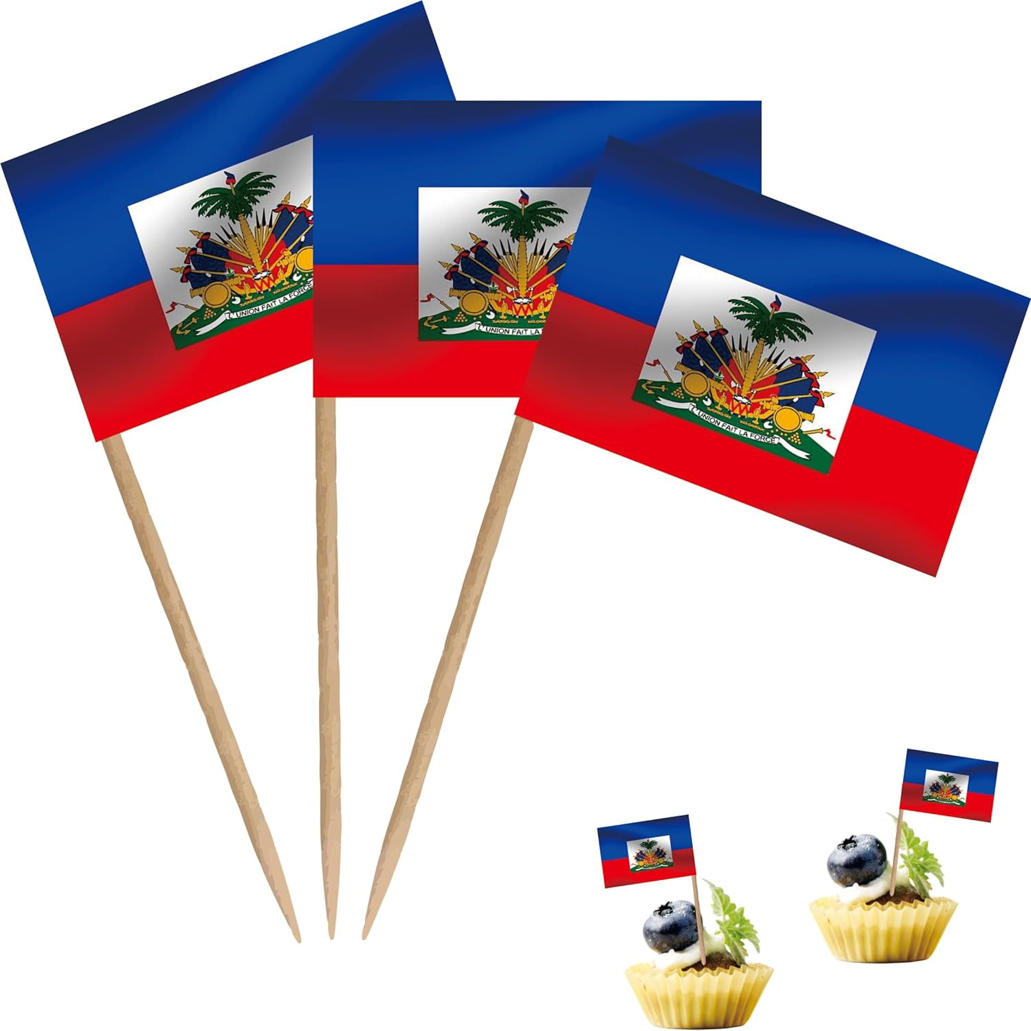 Haiti Toothpick Flag Haitian National Small Mini Cocktail Fruit ...