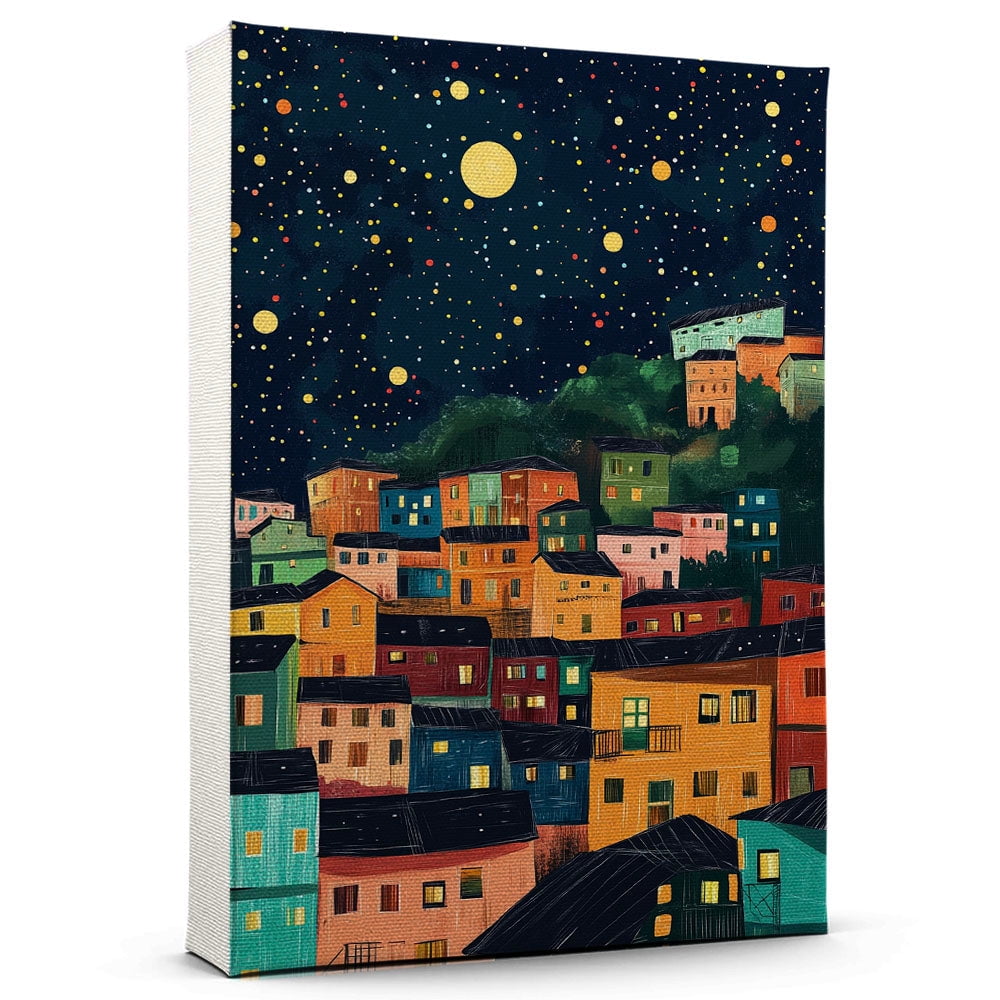 Haiti Travel Canvas Prints, Haiti Starry Night Travel decor, Haiti Map ...
