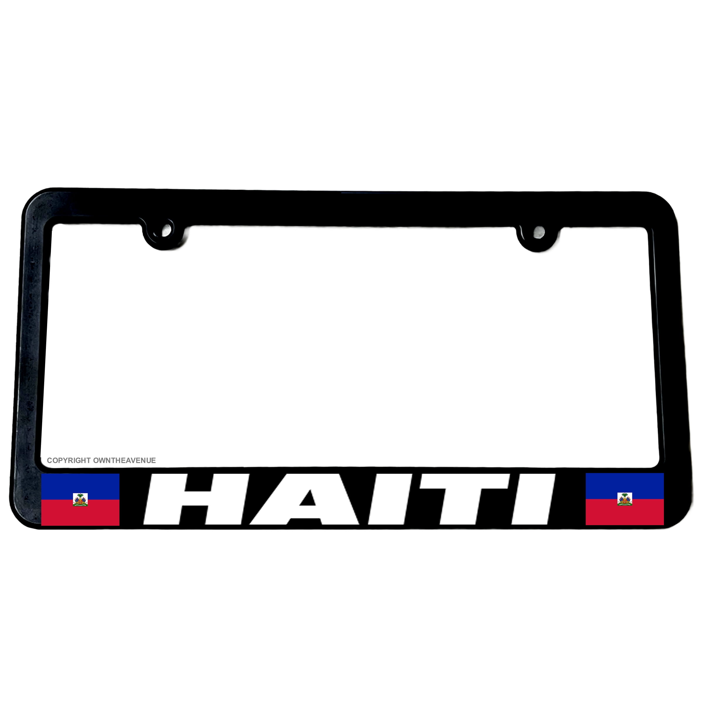 Haiti World Country Flag Car Truck Auto License Plate Frame - Walmart.com