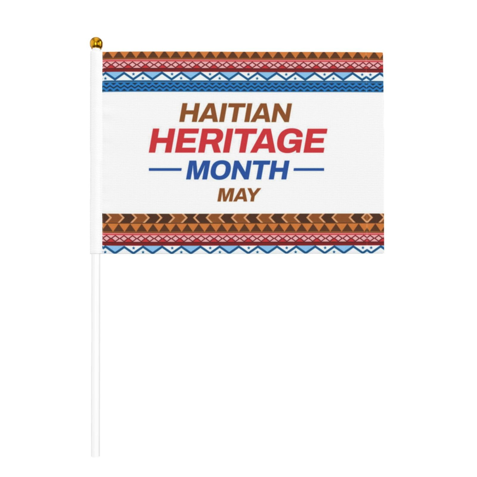 Haitian Heritage Month 2024 Flag Small Mini Hand Held Flags Small ...