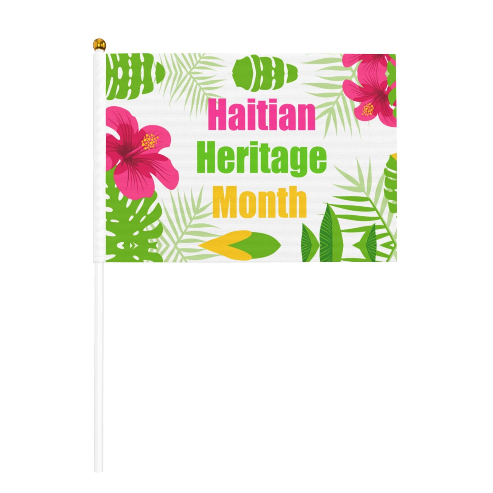 Haitian Heritage Month Haiti Pride 2024 Flag Small Mini Hand Held Flags ...