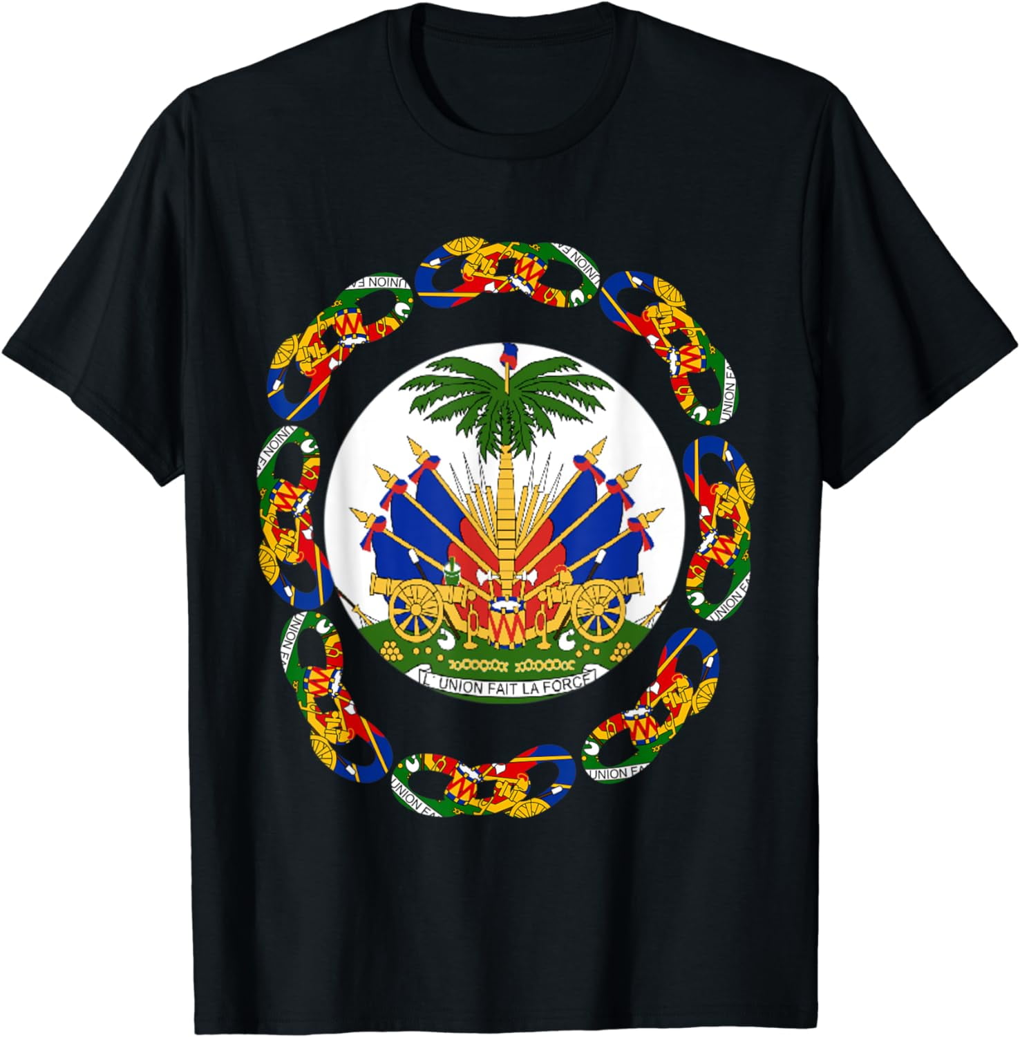 Haitian Pride for Haiti Flag Day Gift Ayiti Chains Zoe Shirt - Walmart.com