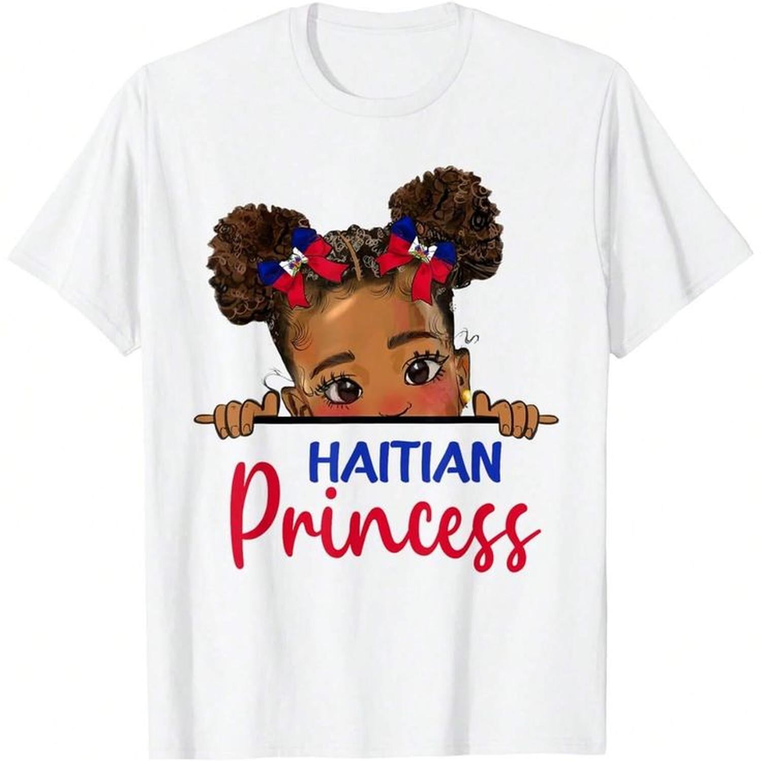 Haitian Princess Haiti Flag Black Girls T-Shirt - Walmart.com