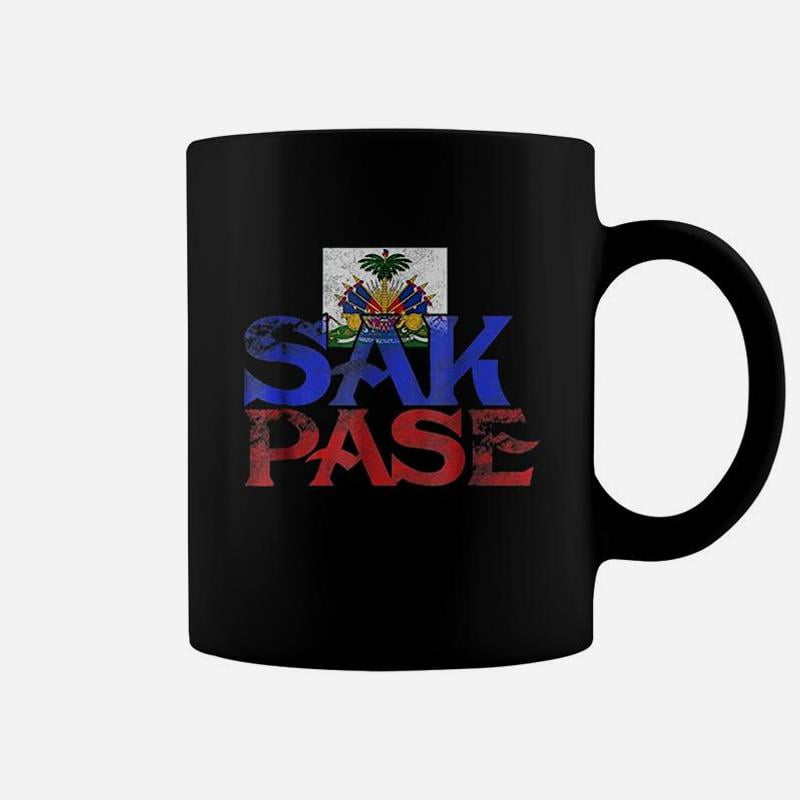Haitian Sak Pase Pride Flag I Love Haiti Roots Coffee Mug - Walmart.com