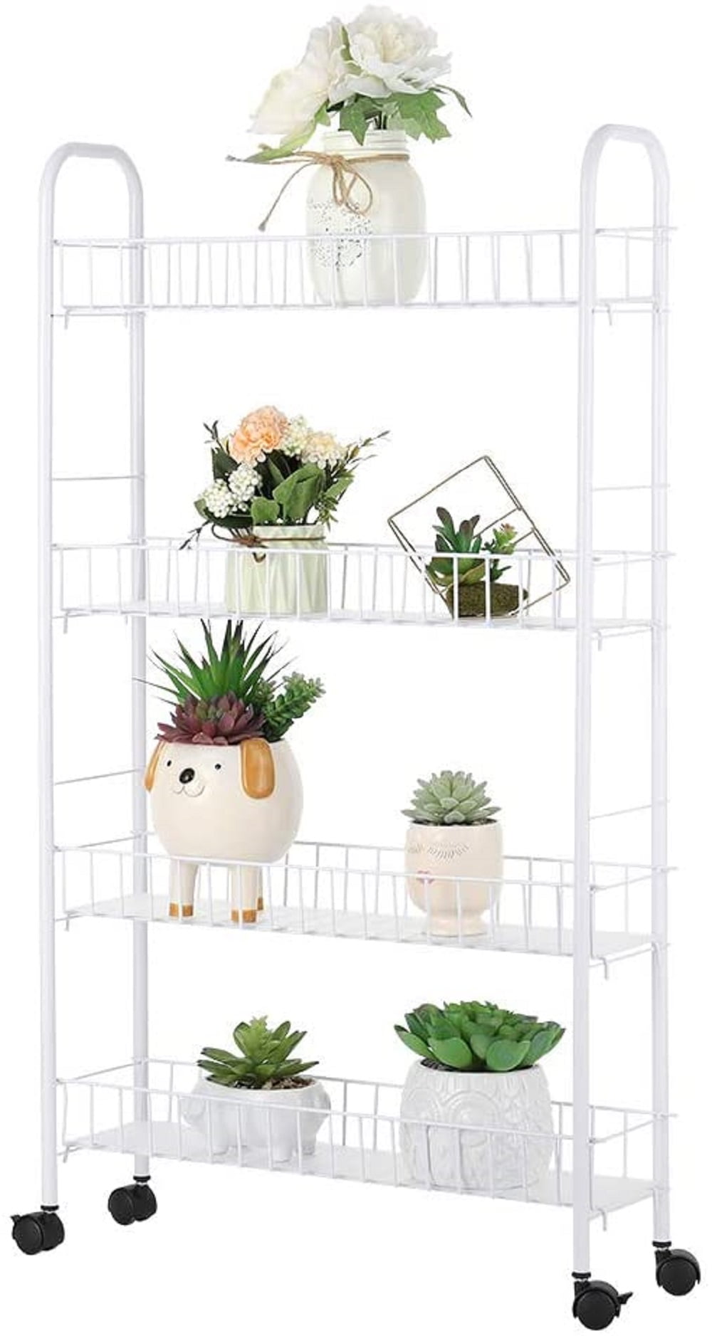 Haitral 4 Tier Slide Out Storage Rack Shelf - Walmart.com