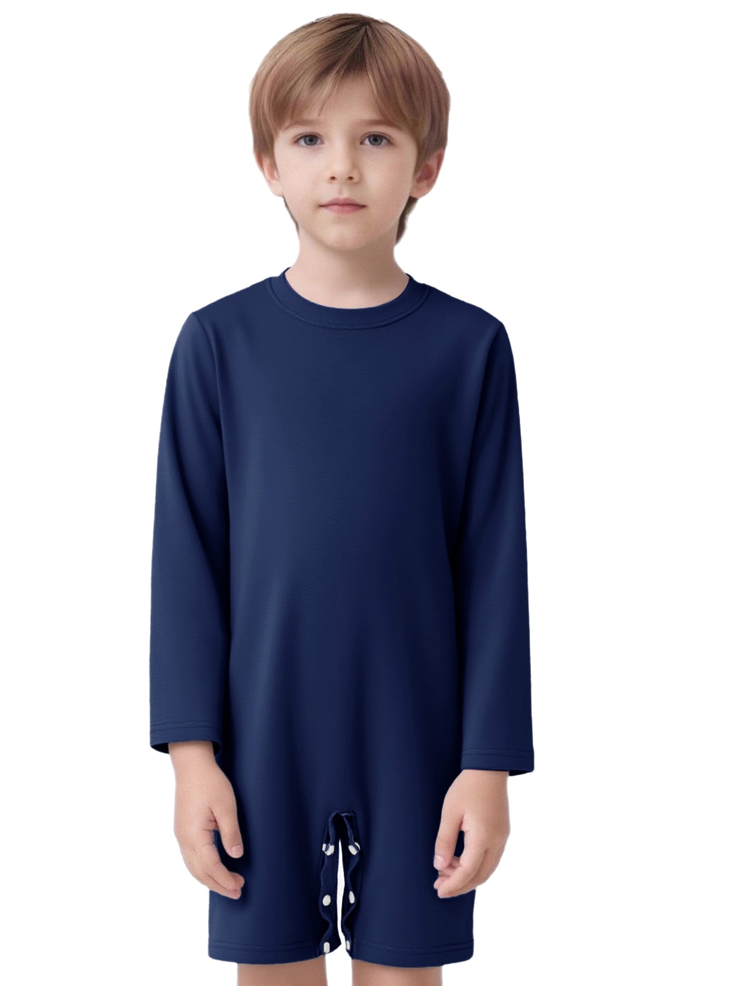 Haitryli Adaptive Clothing For Kids Boys Long Sleeve Anti-strip Romper ...