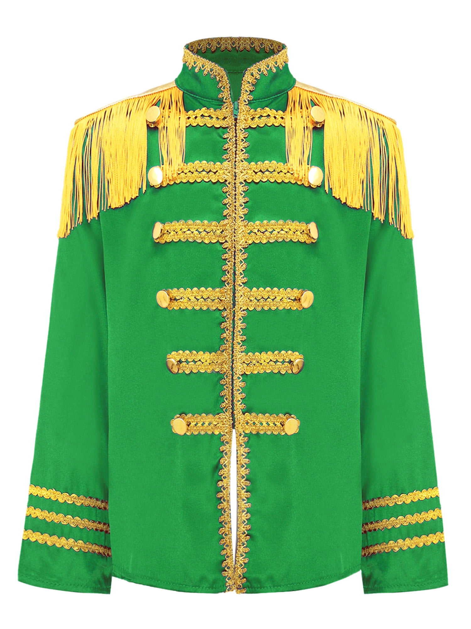 Haitryli Girls Boys 60's British Hippie Music Star Jacket Fringe Coat ...