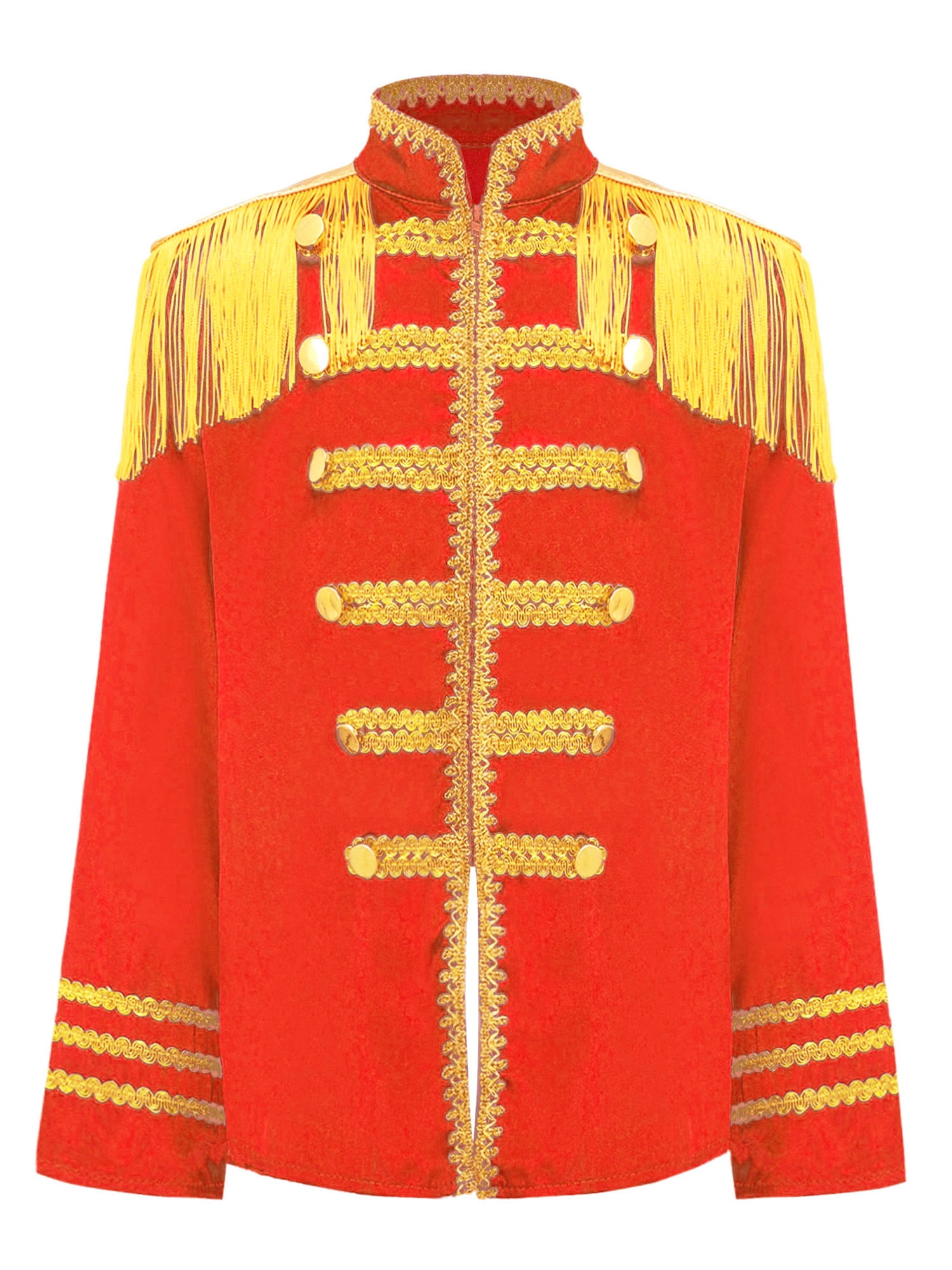 Haitryli Girls Boys 60's British Hippie Music Star Jacket Fringe Coat ...
